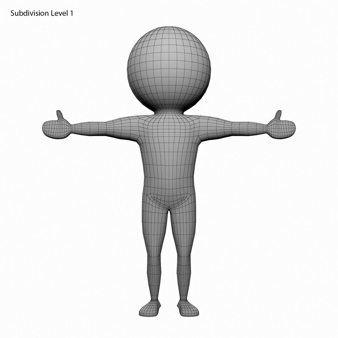 Virtual Man 3d Model