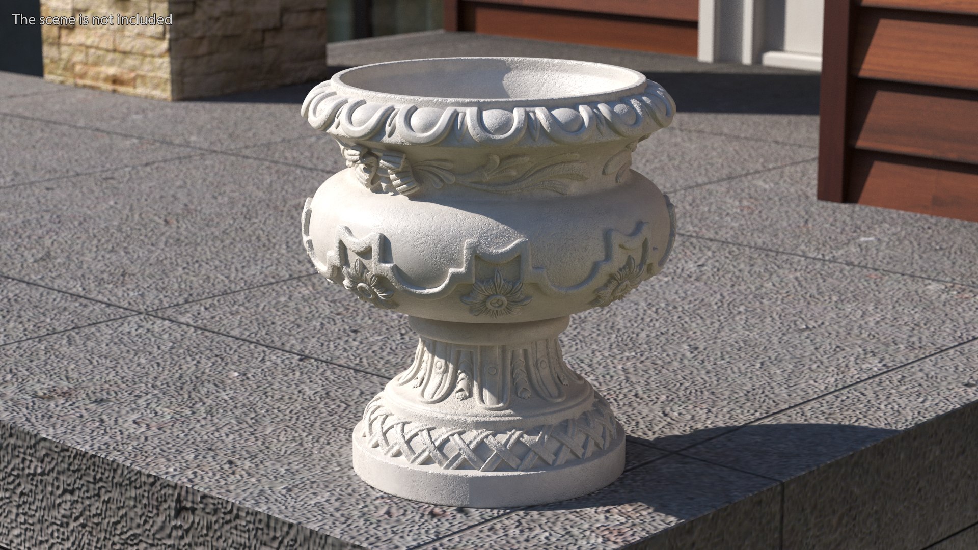 Provence Planter Urn H45 Model - TurboSquid 1930819