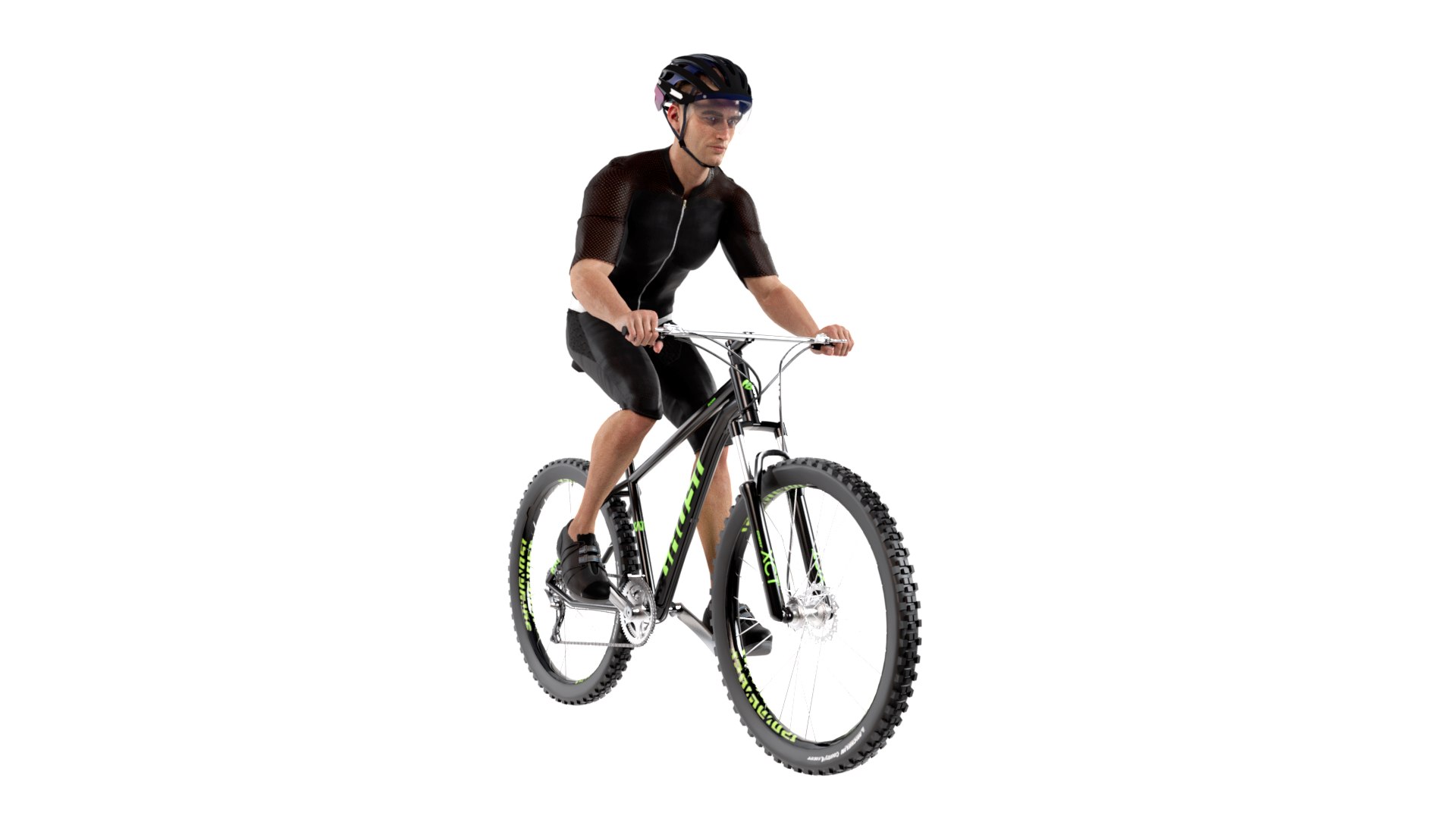 Bicycle Rider Model - TurboSquid 2289851