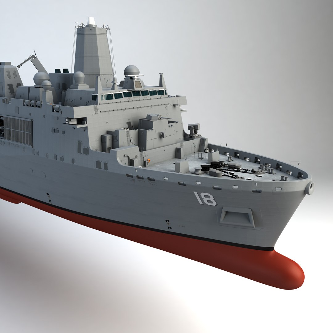 uss new orleans 3d max