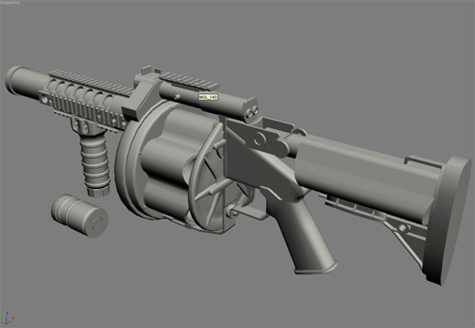 3d Model Hi-poly Mgl-140 Mgl