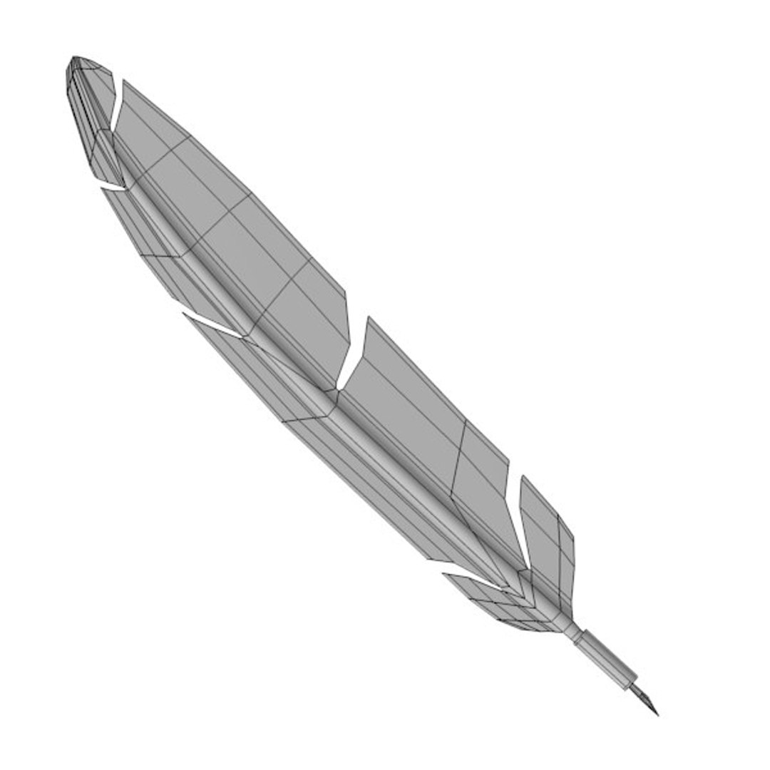 3d quills model