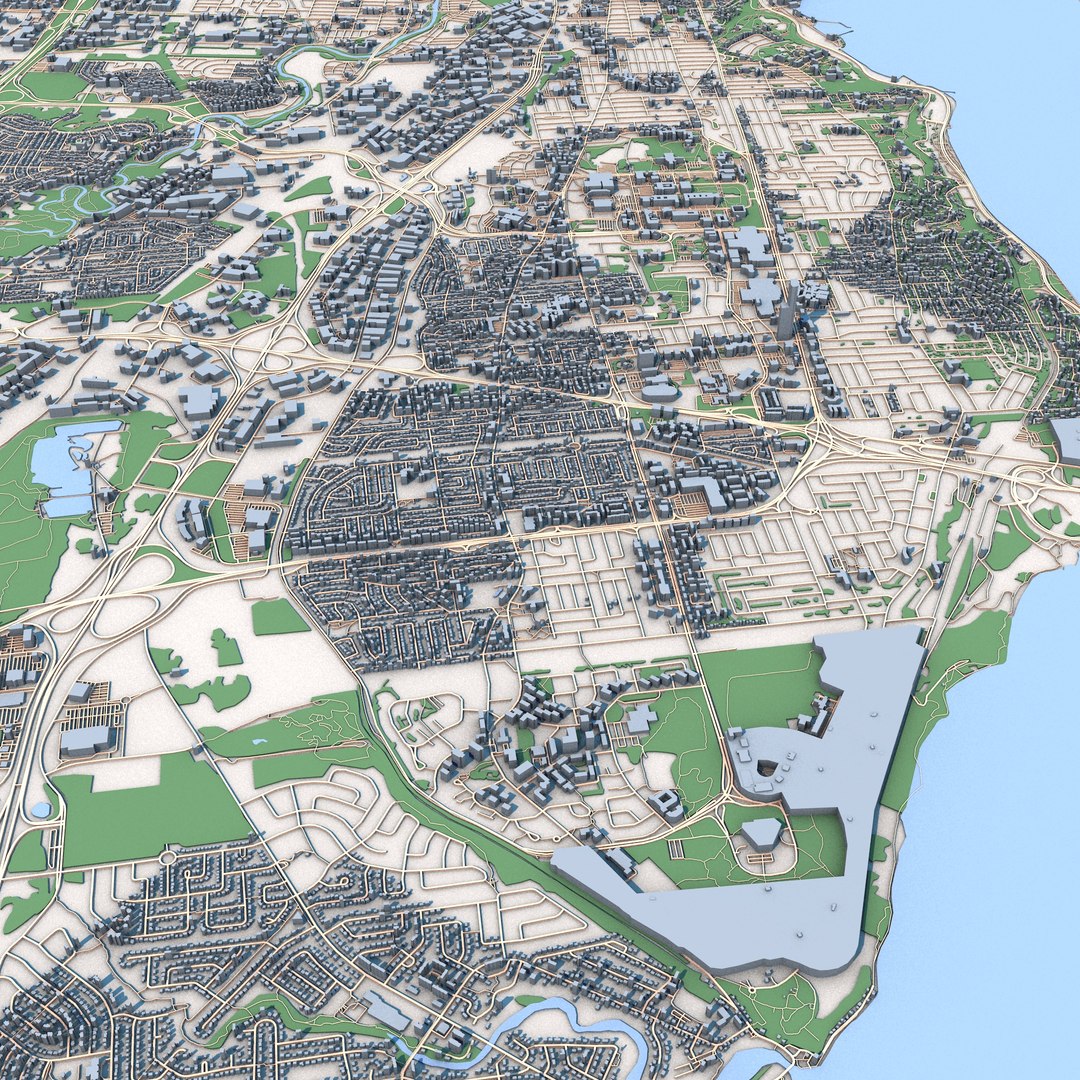 3D Quebec City Canada - TurboSquid 2309468