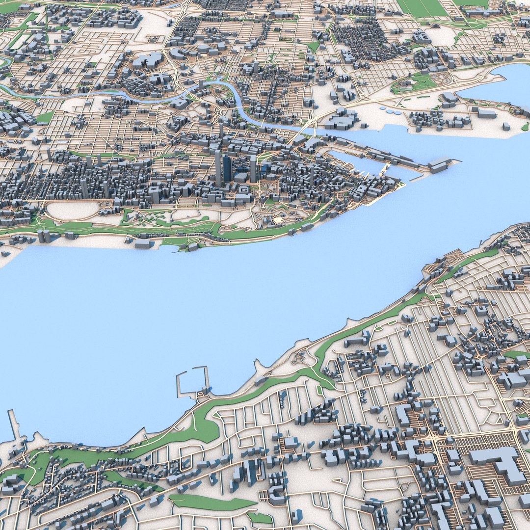 3D Quebec City Canada - TurboSquid 2309468