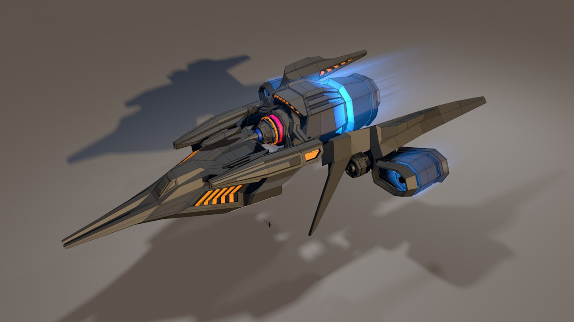 3D Sci Fi Spaceship Model - TurboSquid 2116050