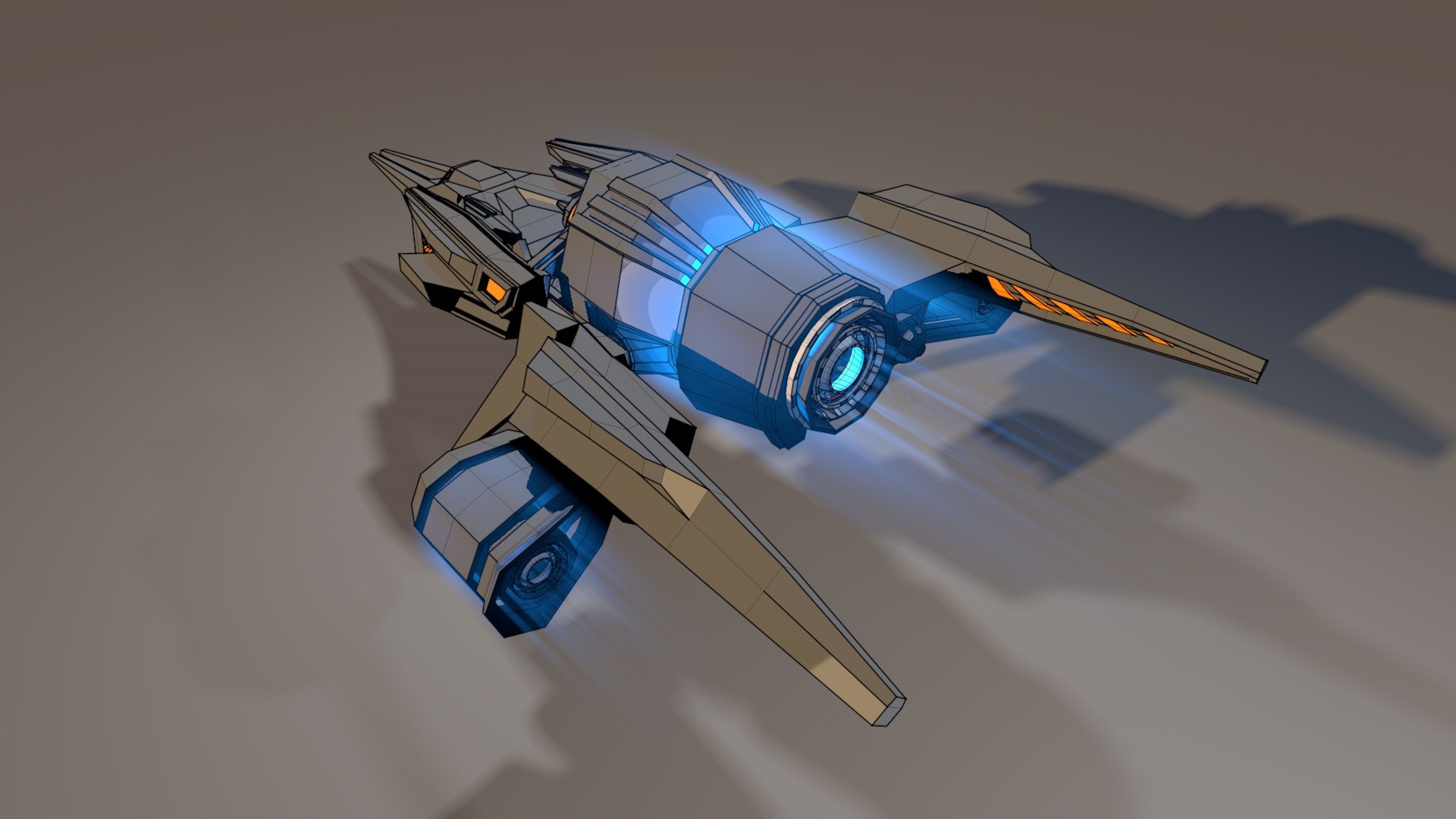 3D Sci Fi Spaceship Model - TurboSquid 2116050