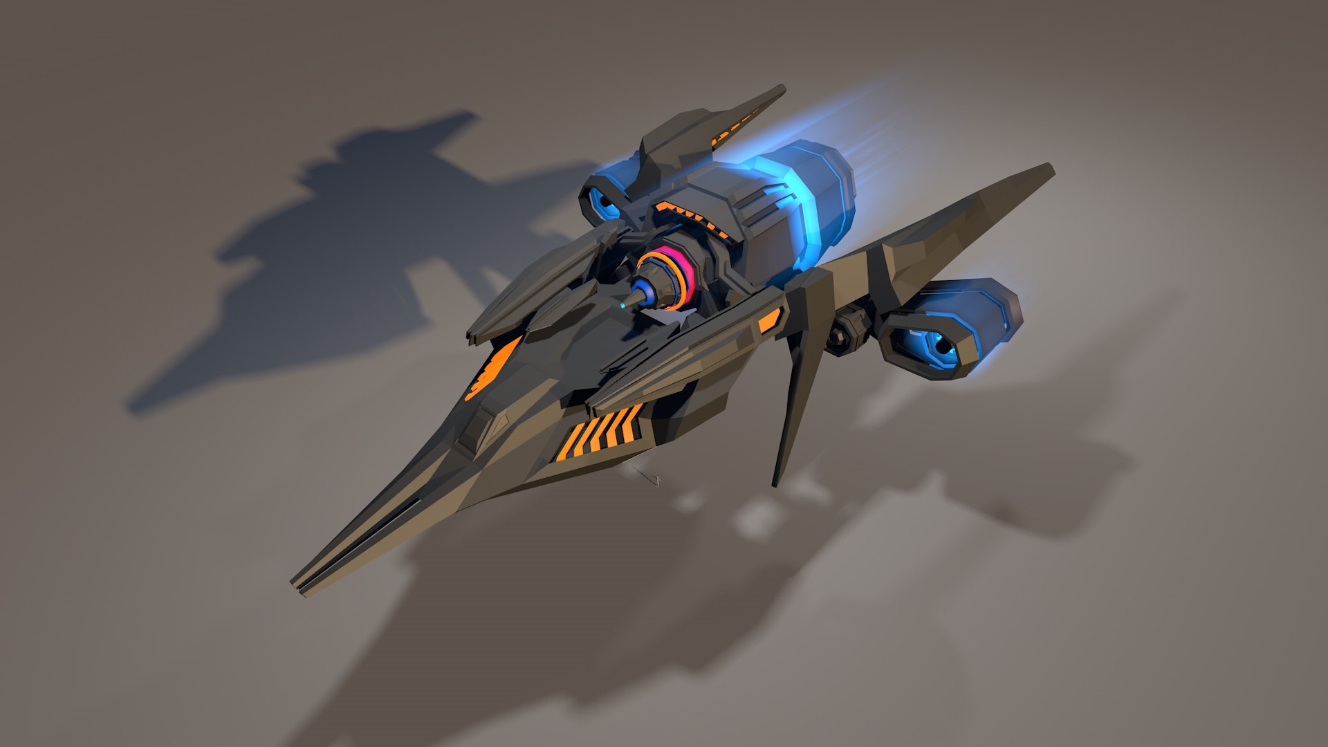 3D Sci Fi Spaceship Model - TurboSquid 2116050