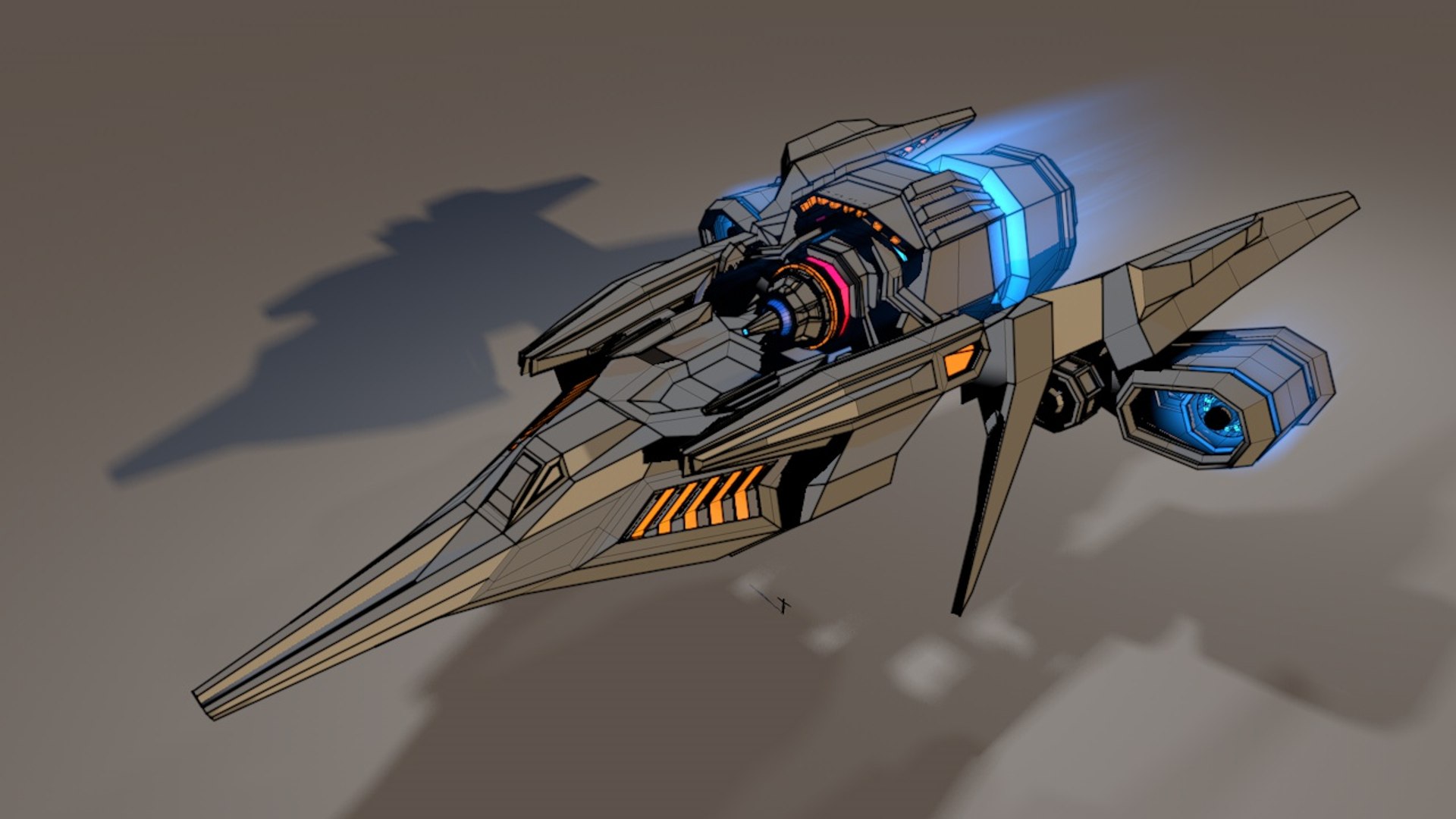 3D Sci Fi Spaceship Model - TurboSquid 2116050
