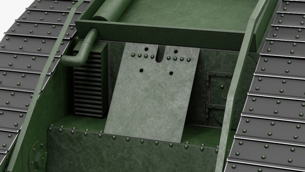 modelo 3d Tanque MK 4 Macho Verde - TurboSquid 2238357