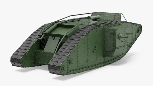 modelo 3d Tanque MK 4 Macho Verde - TurboSquid 2238357