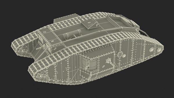 modelo 3d Tanque MK 4 Macho Verde - TurboSquid 2238357
