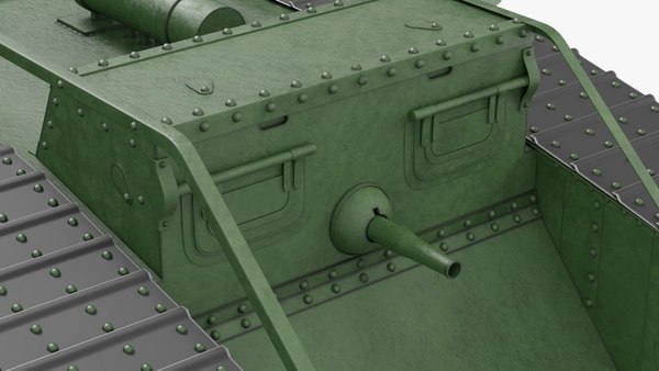 modelo 3d Tanque MK 4 Macho Verde - TurboSquid 2238357