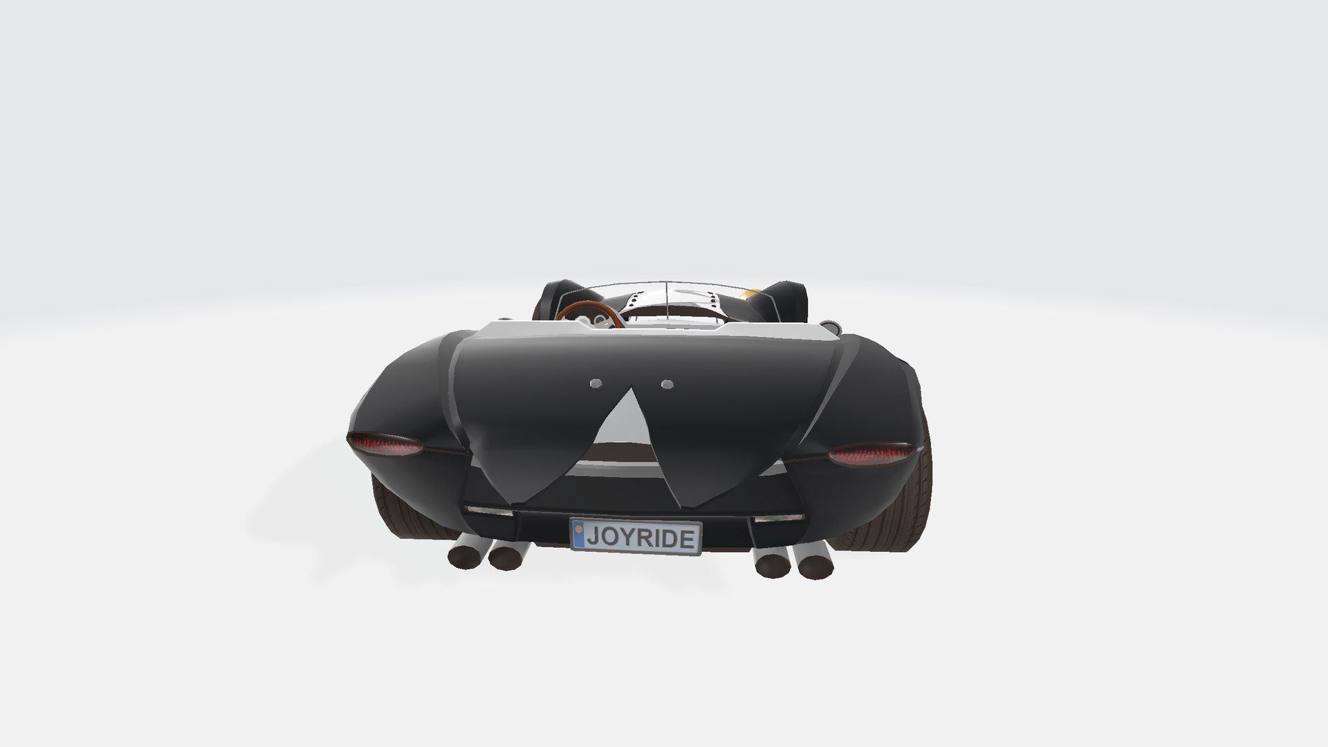 3D Black White Tuxedo Car Model - TurboSquid 1507238