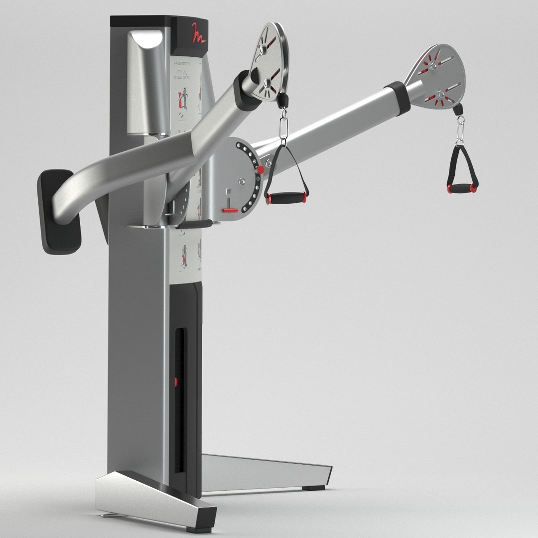 Gym Freemotion Cable Cross Model - TurboSquid 1499245