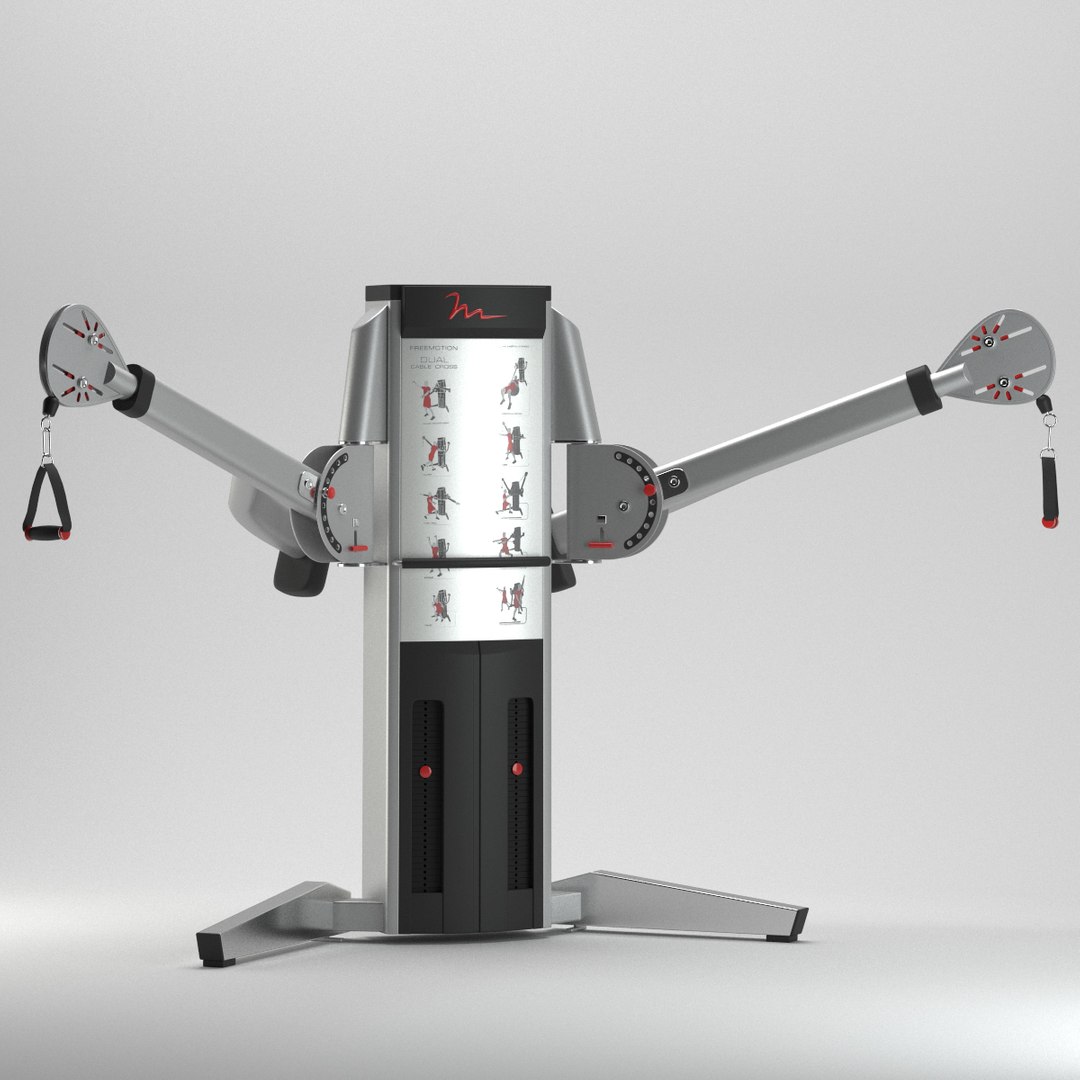 Gym Freemotion Cable Cross Model - TurboSquid 1499245