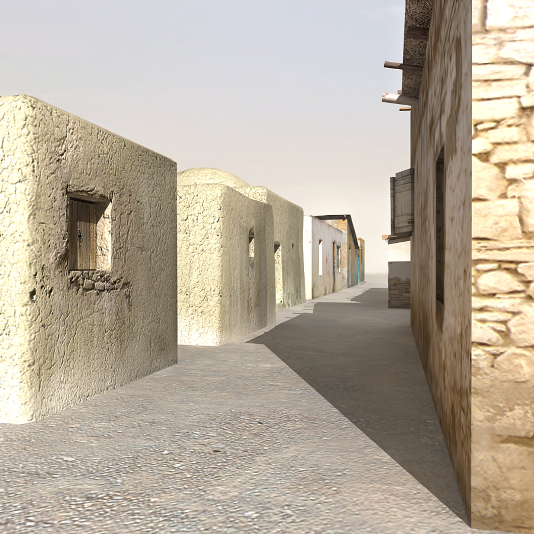 3d 3ds afghan houses cottages