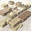 3d 3ds Afghan Houses Cottages