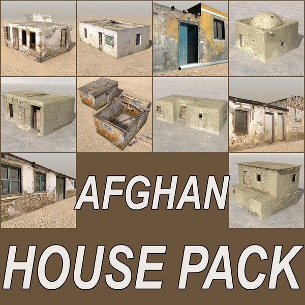 afghan house 06 3d c4d