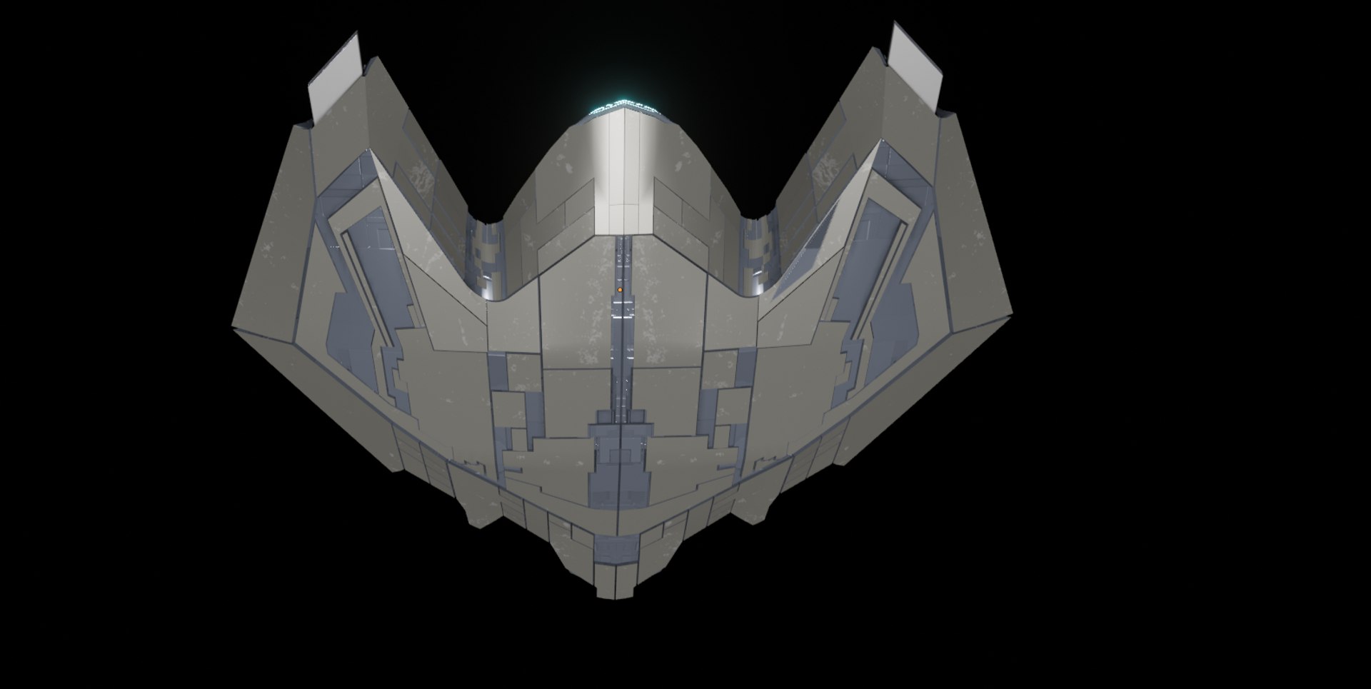 3D FG-38 Engel Medium Fighter Spaceship1 - TurboSquid 2178231