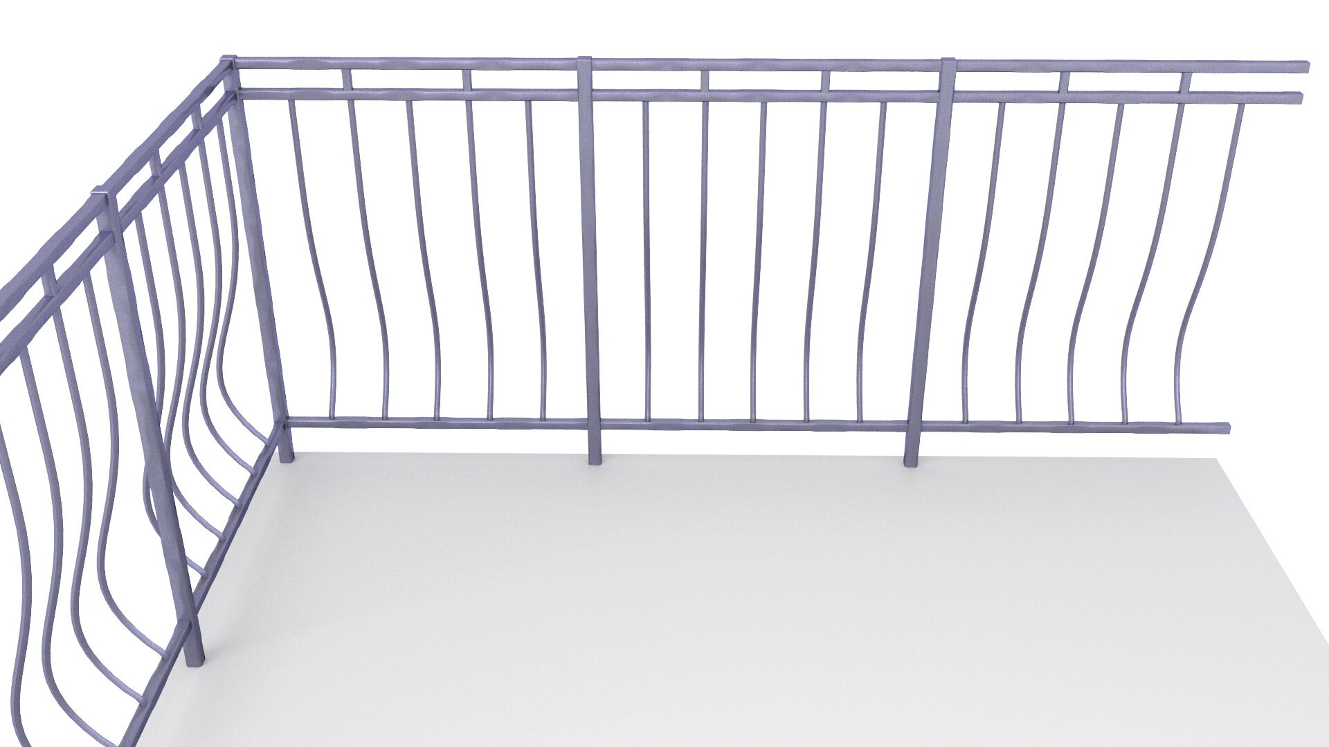 Balustrades Railing Balcony 3D Model 1 3D - TurboSquid 1814968