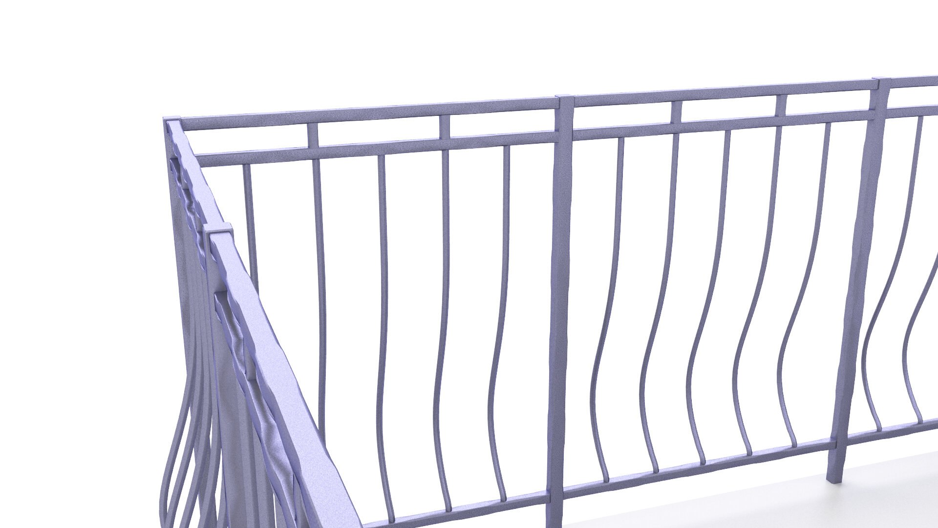 Balustrades Railing Balcony 3D Model 1 3D - TurboSquid 1814968