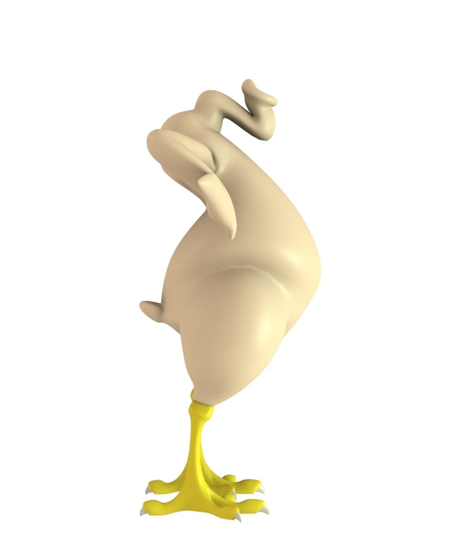 3d Model Chicken Cartoon