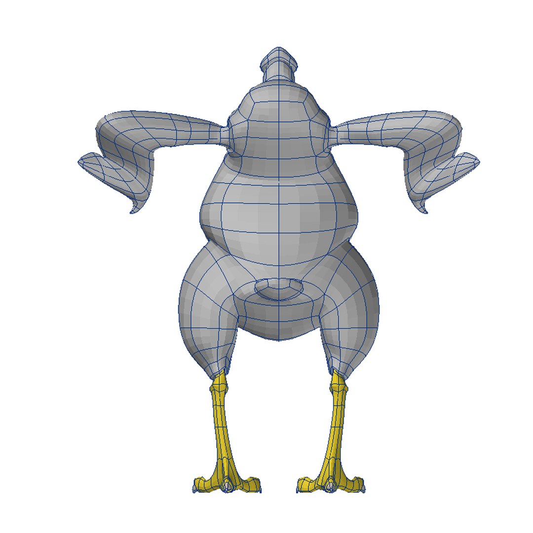 3d Model Chicken Cartoon