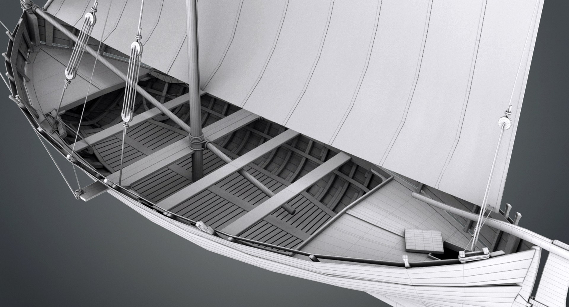 3D Sailing Boat Falkusa Gajeta - TurboSquid 1299561