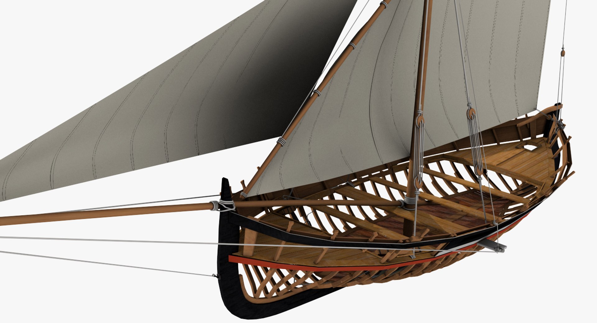 3D Sailing Boat Falkusa Gajeta - TurboSquid 1299561