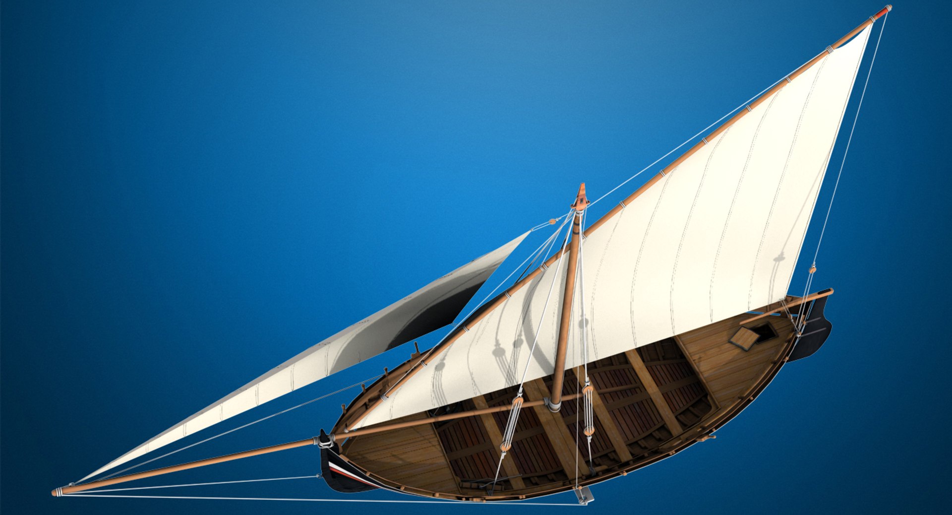 3D Sailing Boat Falkusa Gajeta - TurboSquid 1299561