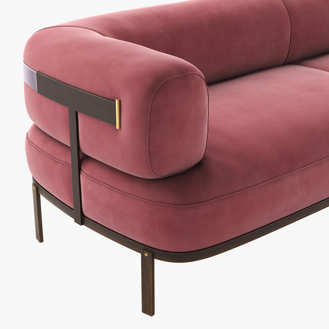 3D Model Sofa Baxter Belt - TurboSquid 1461548