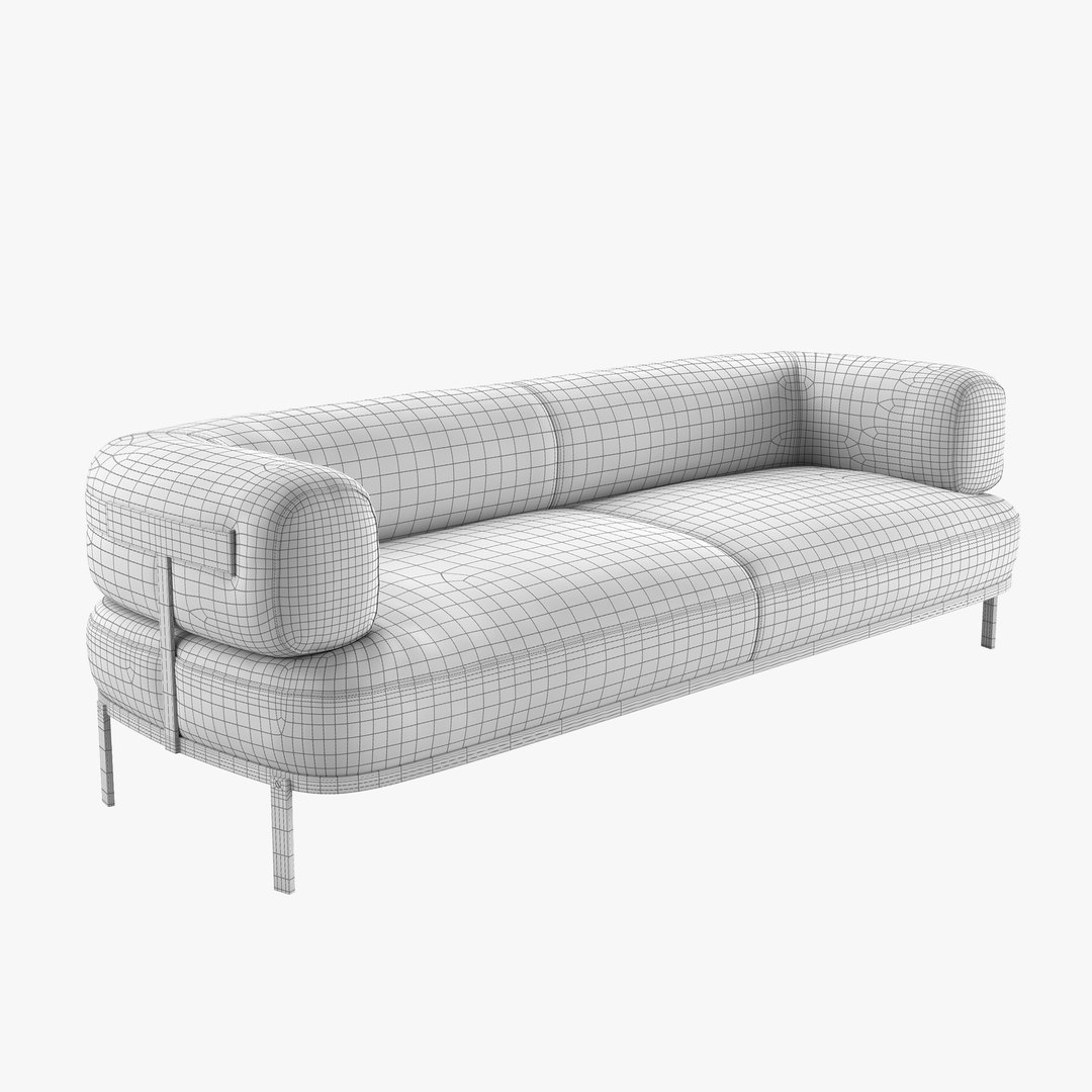 3D Model Sofa Baxter Belt - TurboSquid 1461548