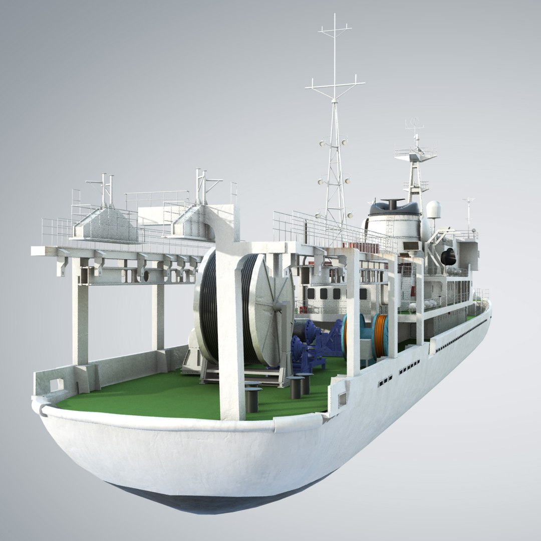 Research Vessel 3d Obj