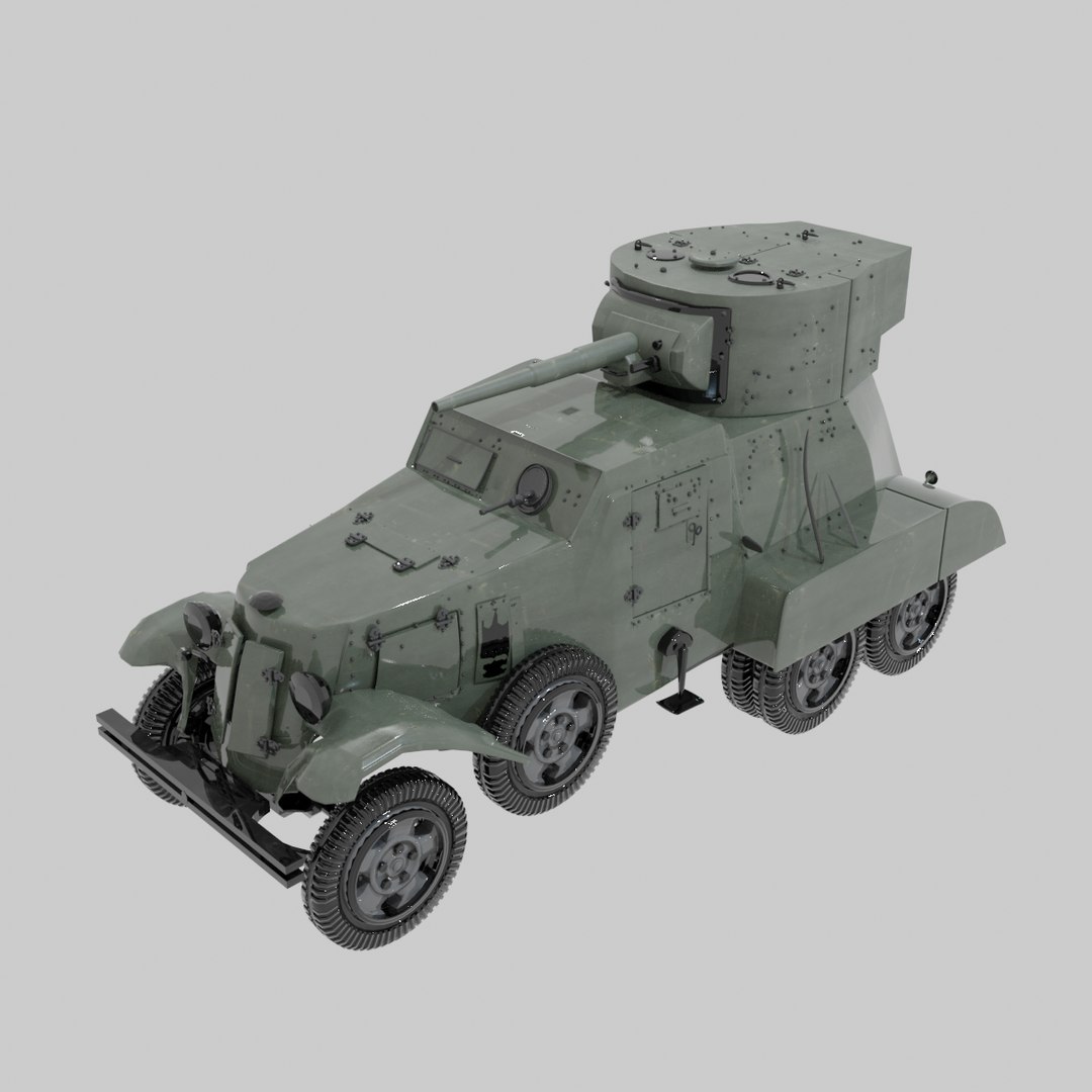 Military Armored Car 3D Model - TurboSquid 1904520
