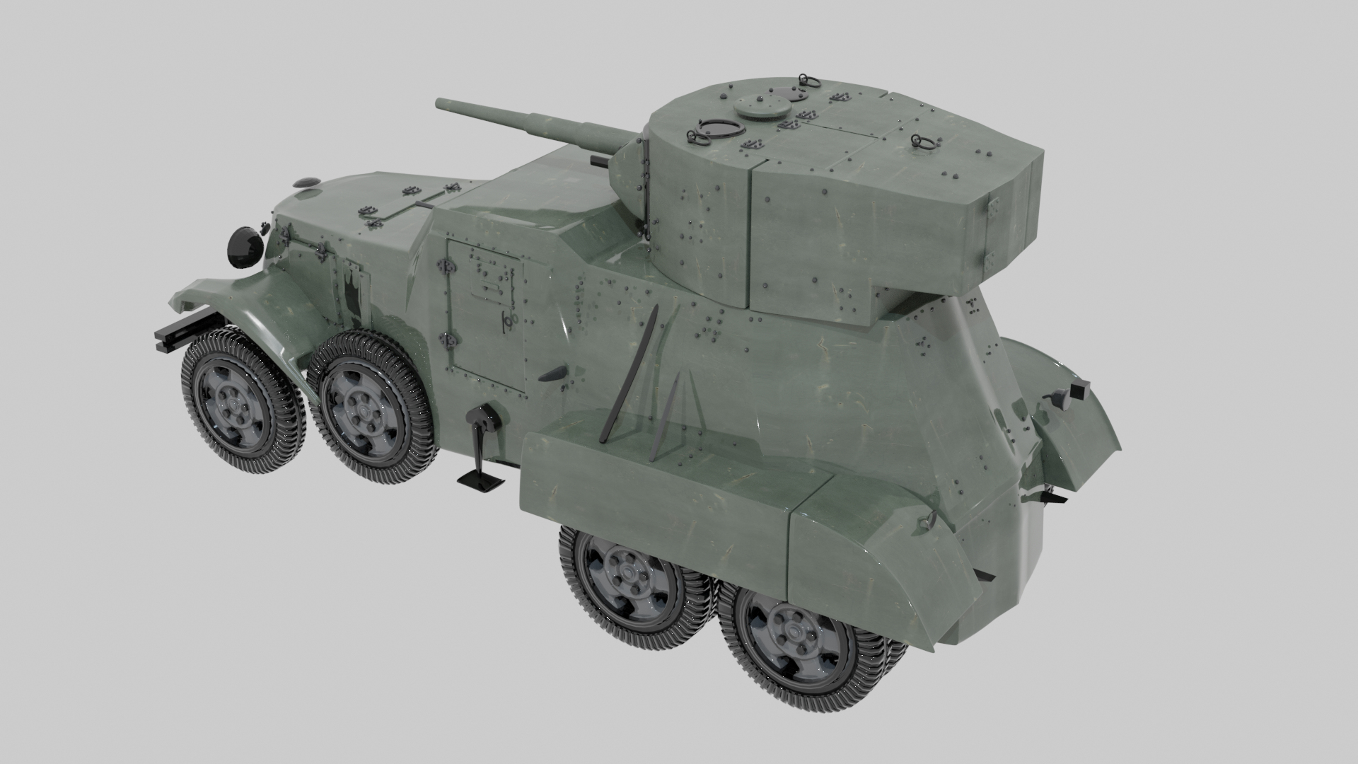 Military Armored Car 3D model - TurboSquid 1904520