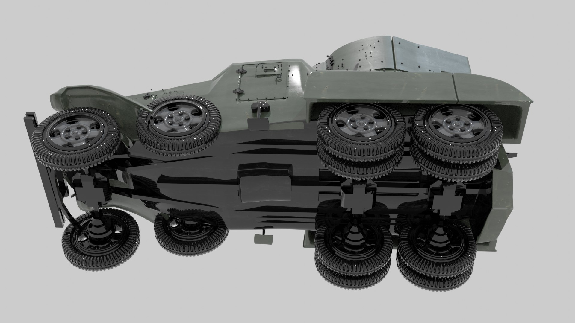 Military Armored Car 3D Model - TurboSquid 1904520