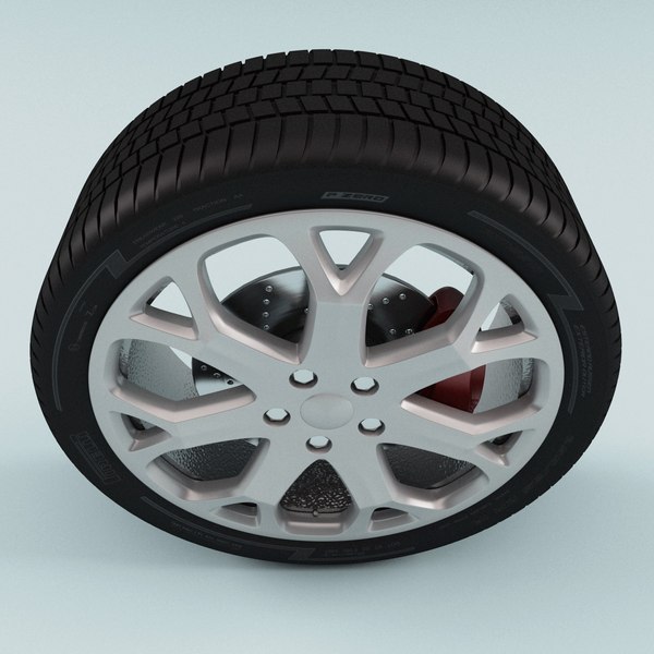 3ds max car wheel