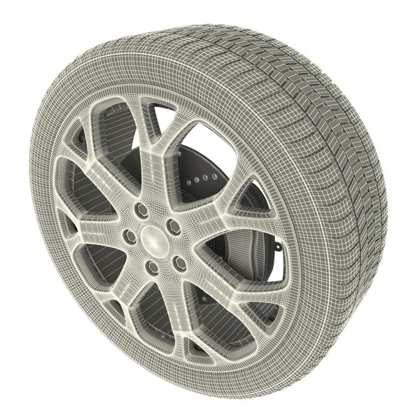 3ds max car wheel