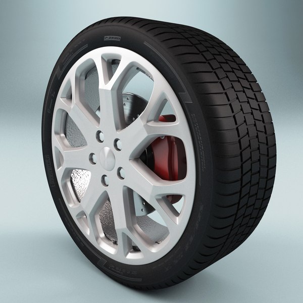 3ds max car wheel