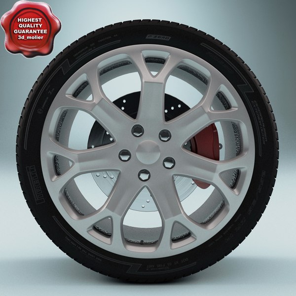 3ds max car wheel