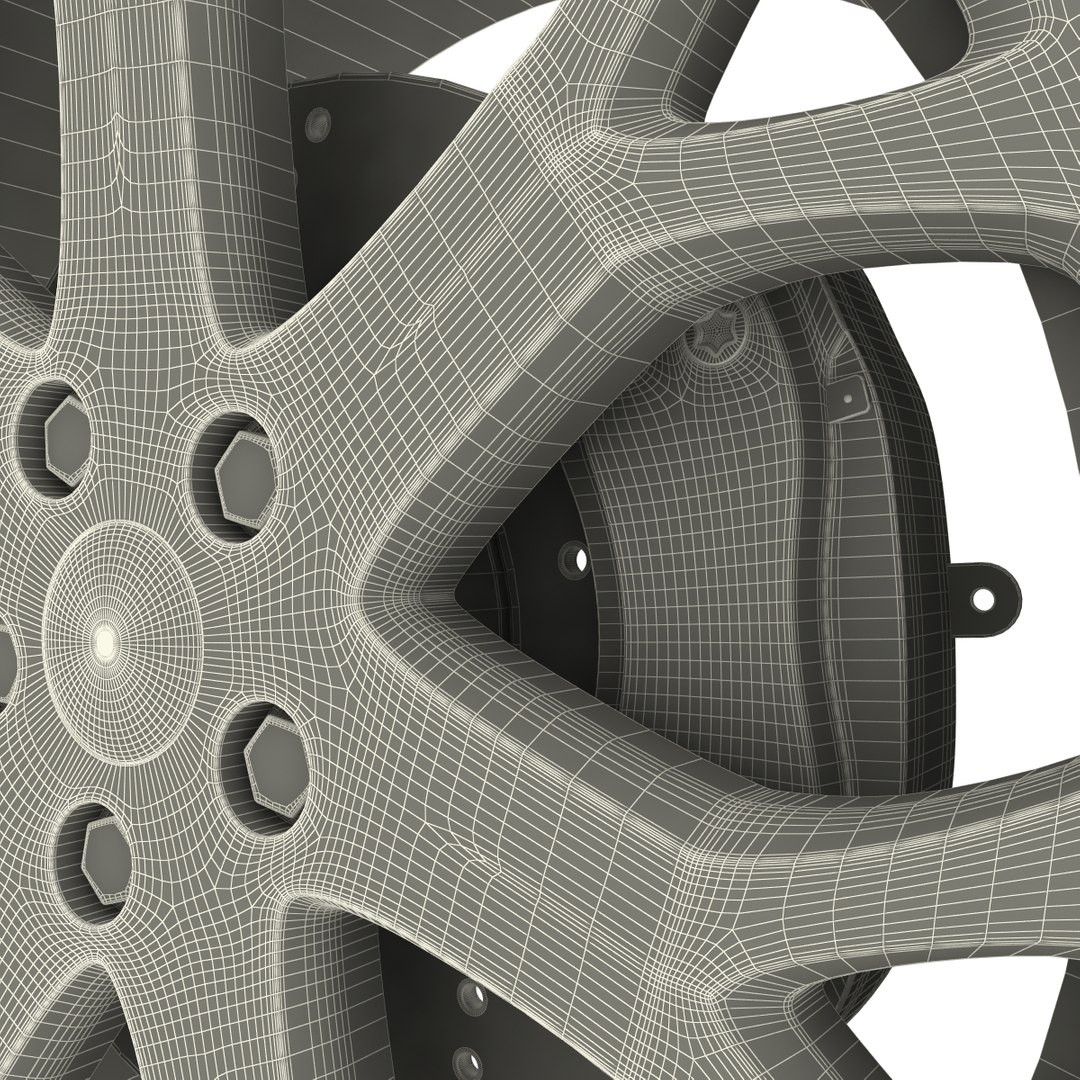 3ds Max Car Wheel