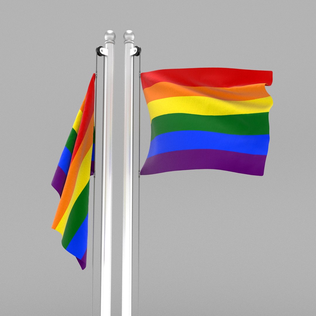 Flag Pride 3D Model - TurboSquid 1650702