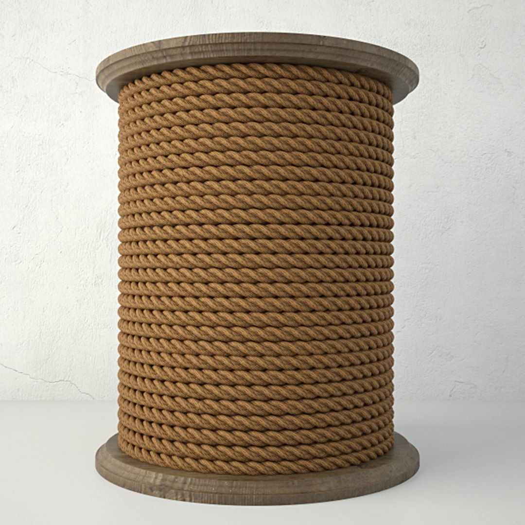 3D Wood Rope Table - TurboSquid 1199008