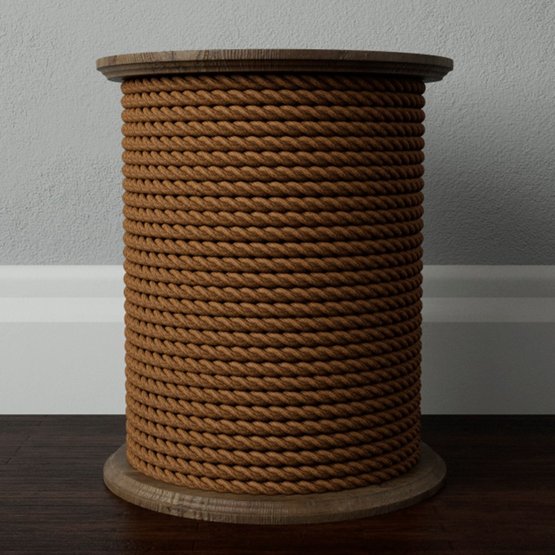 3D Wood Rope Table - TurboSquid 1199008