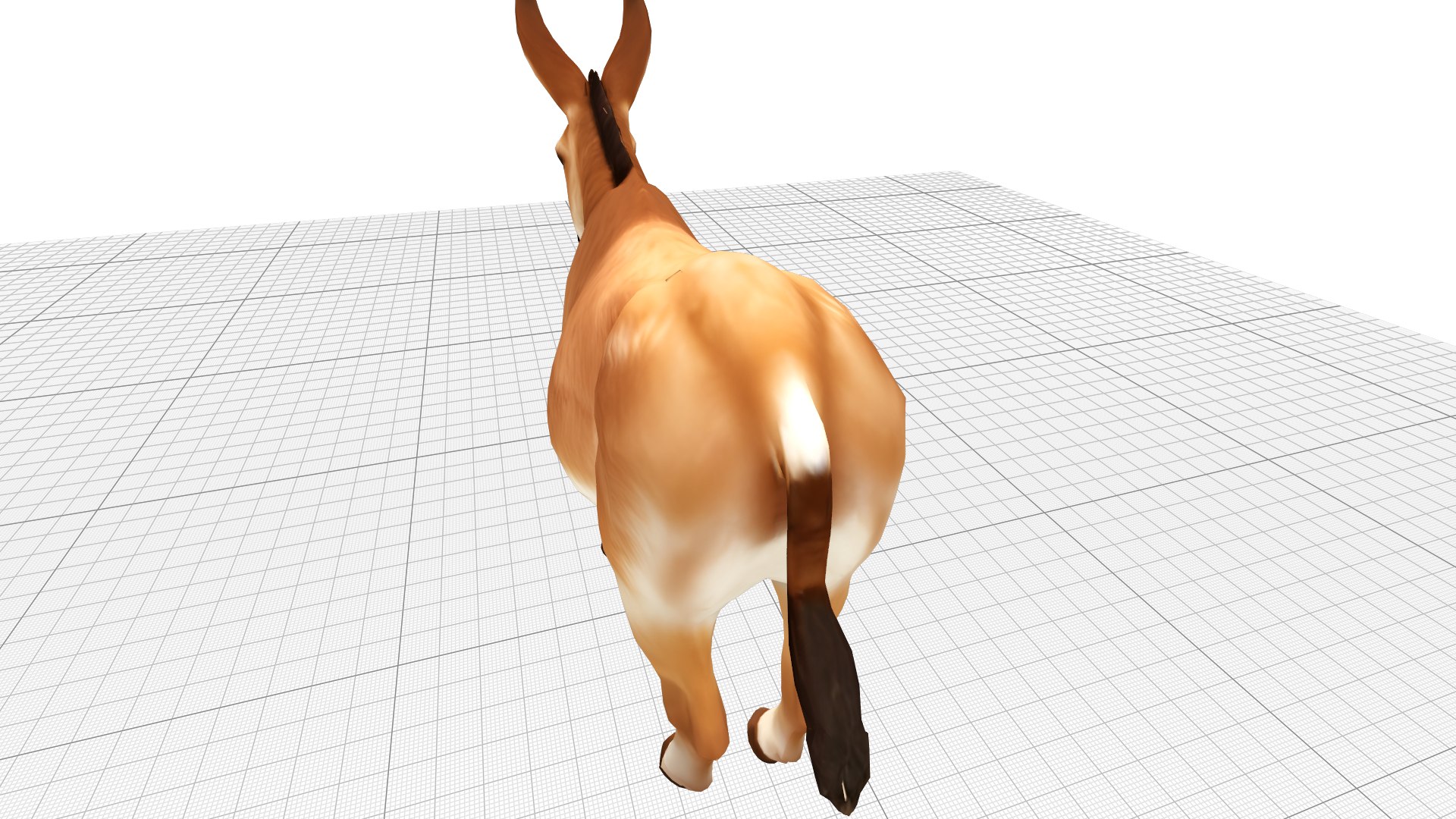 Donkey Lowpoly Realistic 3D Model - TurboSquid 2305728