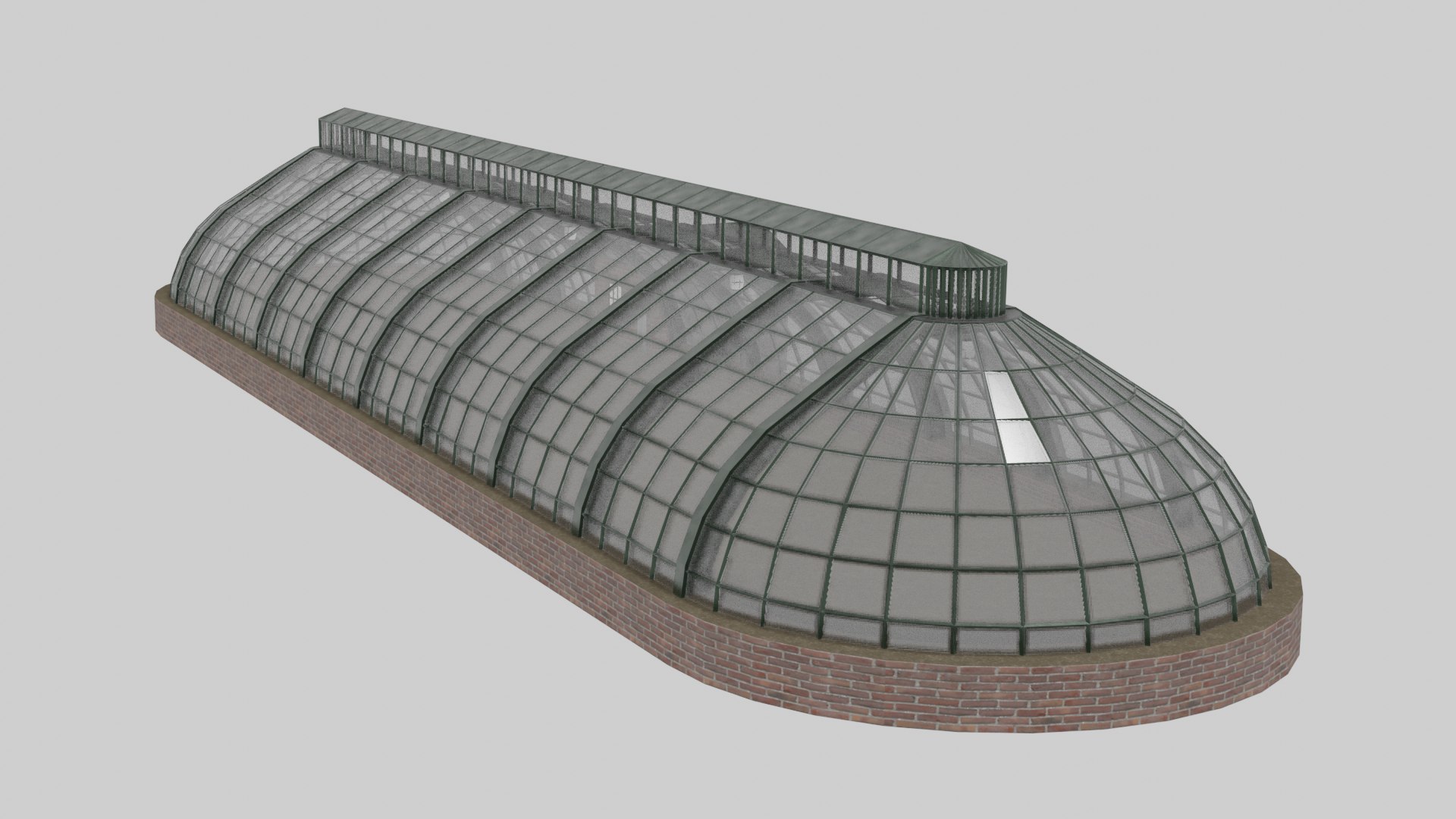 Conservatories Building Historically 3D Model - TurboSquid 1575197