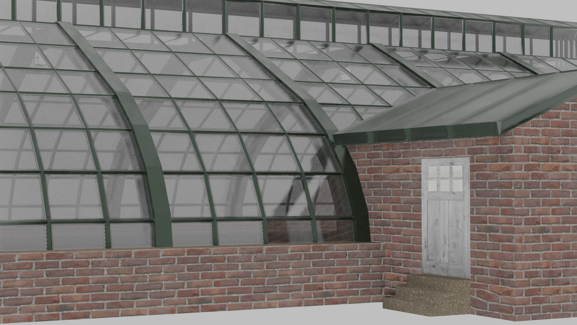 Conservatories Building Historically 3D Model - TurboSquid 1575197