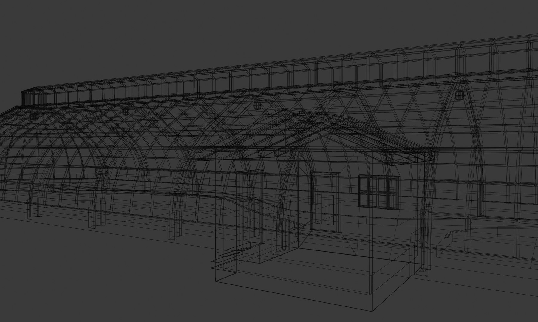 Conservatories Building Historically 3D Model - TurboSquid 1575197