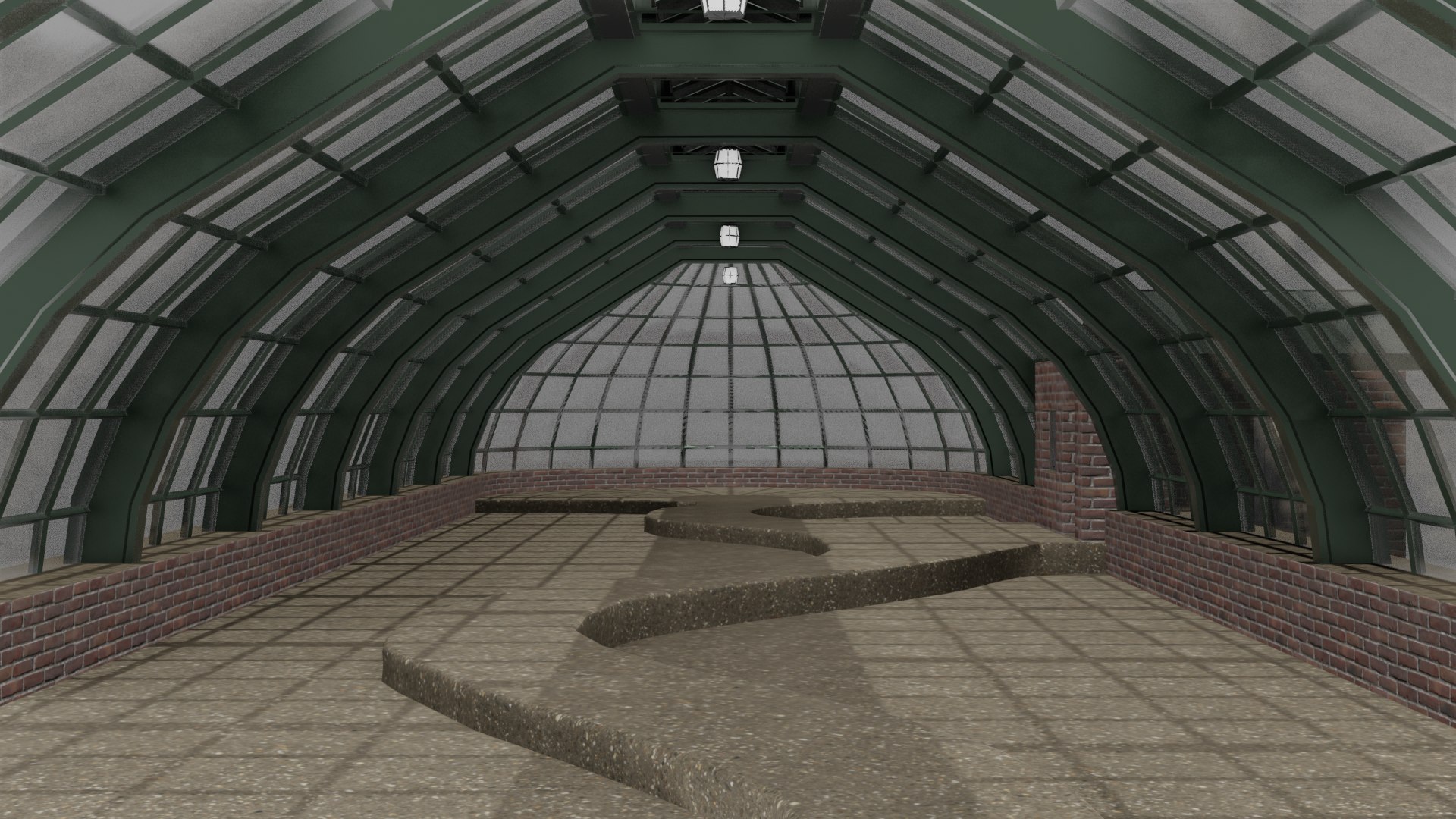 Conservatories Building Historically 3D Model - TurboSquid 1575197
