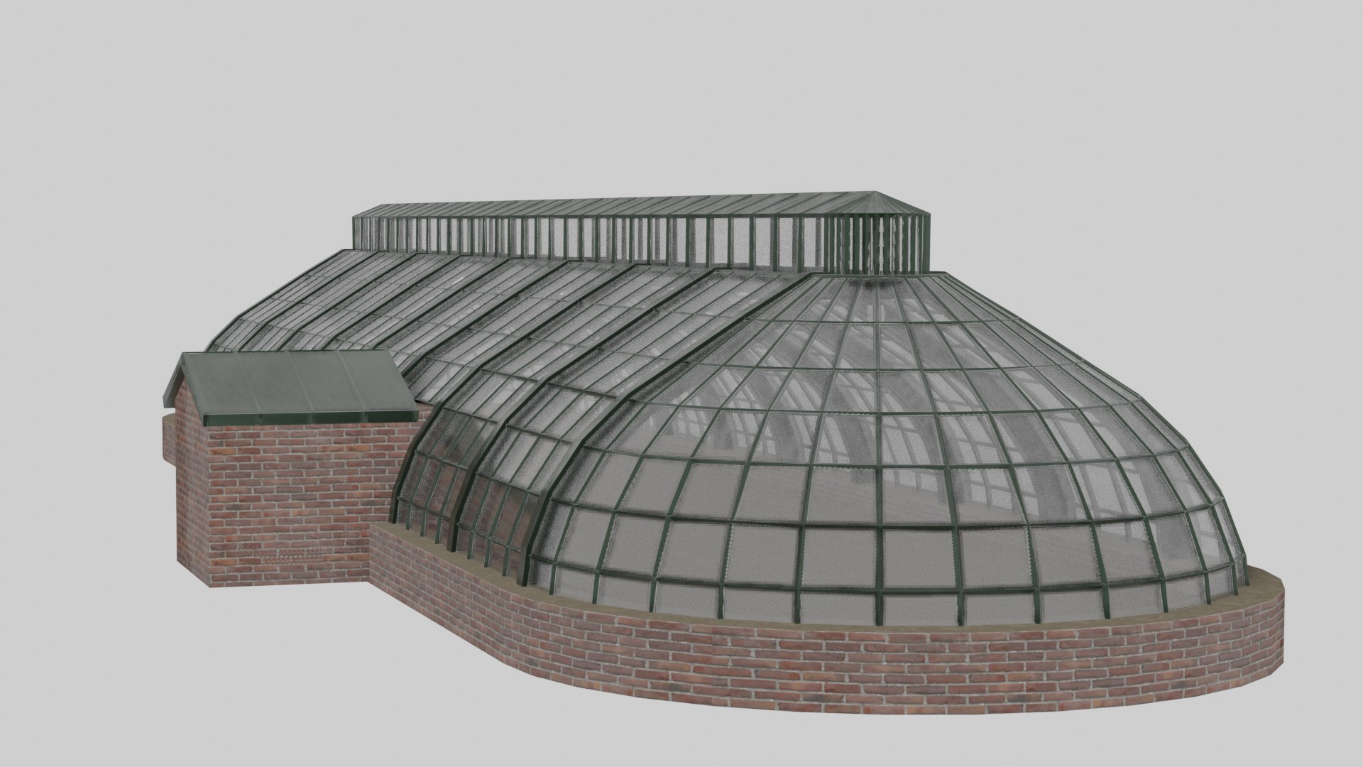 Conservatories Building Historically 3D Model - TurboSquid 1575197